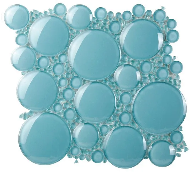 Wholesale 6MM Round Bubble Glass Backsplash Mosaic Tiles
