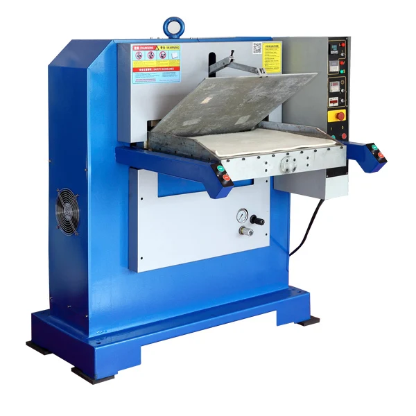 Plane Hydraulic Leather Belt Stamping Machine by Honggang