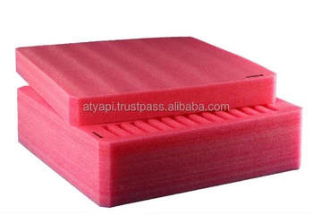 Anti Static Pink Epe Foam / Shock Absorbing Epe Foam Sheet Packaging ...
