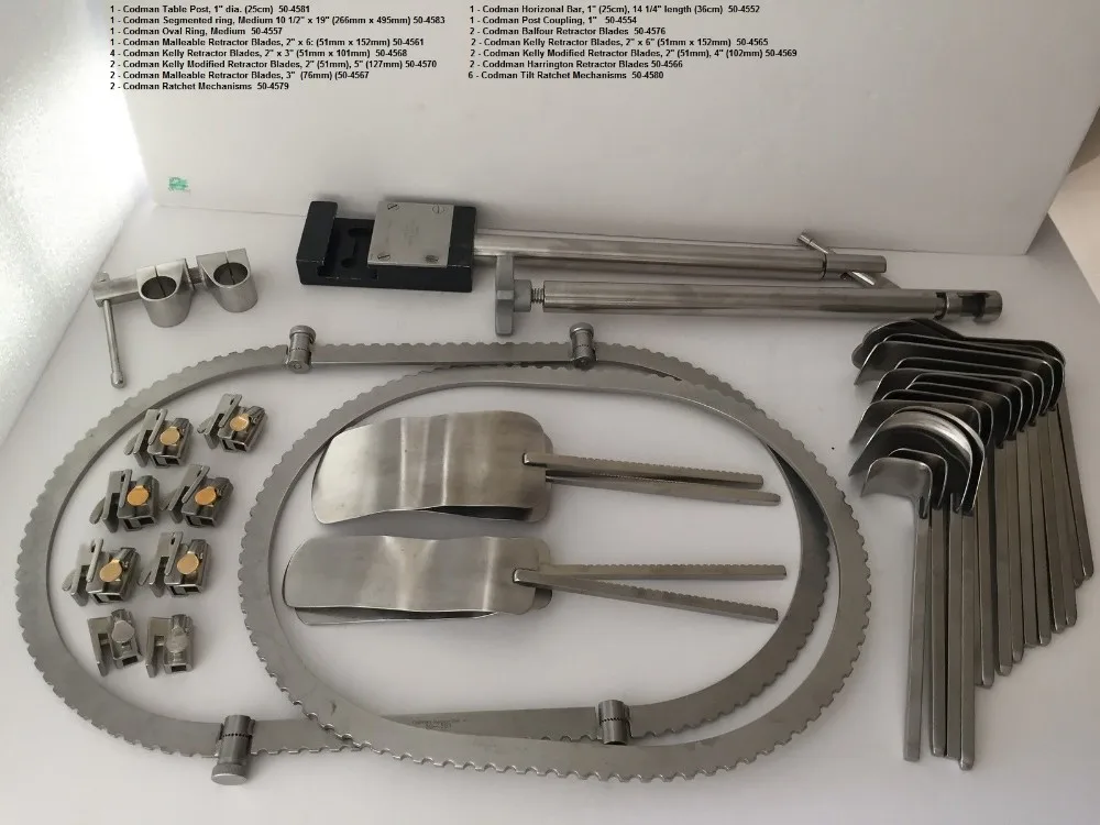 Bookwalter Retractor Kit - Buy Codman Retractor Bookwalter Retractor ...