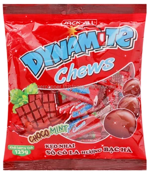 Dynamite Chews Choco Mint Flavour Chewy Candy Bag 125g (25 Pcs X 5g ...
