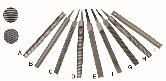 Vixen Files With Tang 12" Body Files Milled Curved Tooth File Box Of 6 ...