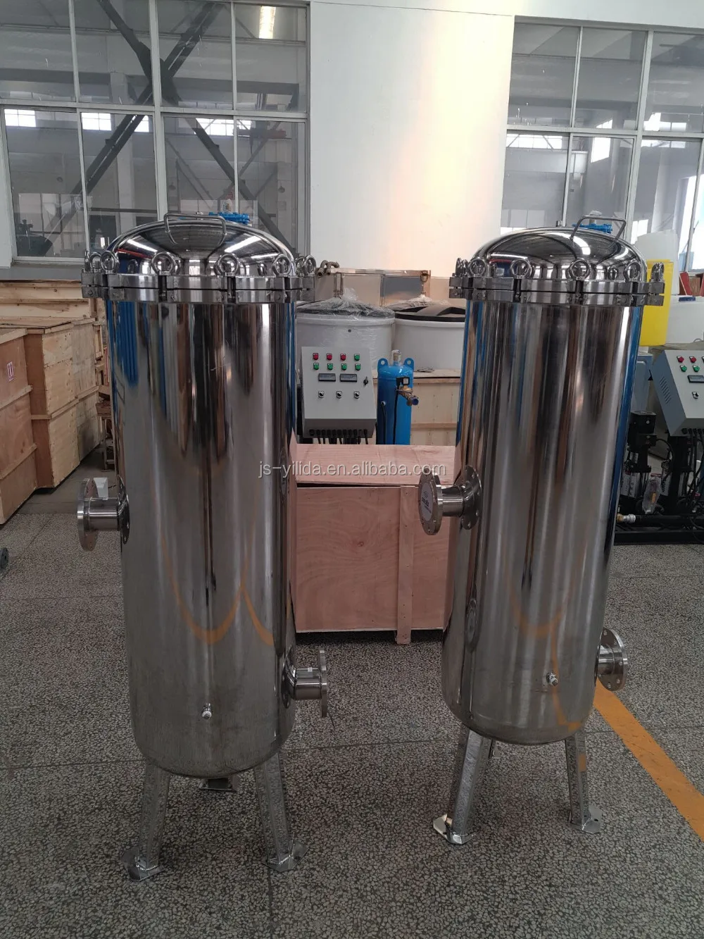 60m3/h Automatic Backwash Bypass Sand Filter for Water Treatment