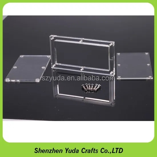 Custom Clear Acrylic Banknotes World Currency Display Photo Frame - Buy ...