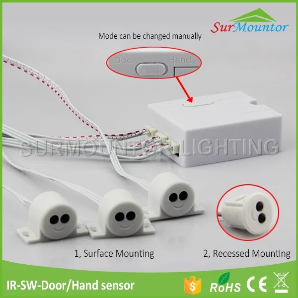 Ir Cabinet Door/hand Switch Sensor For Cabinet Light - Buy Ir Cabinet ...