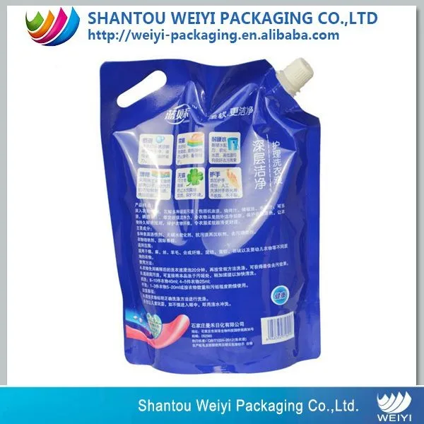 Plastic Laundry Detergent Soap Powder Packaging Bags For Washing Powder ...