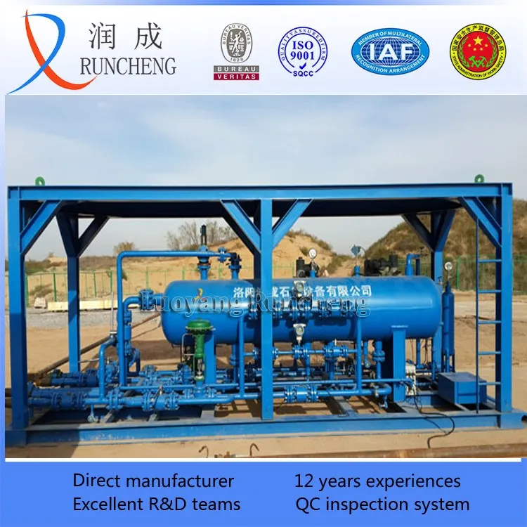 Petroleum 2 Phase Test Separator Triphase Separator Oil And Gas Water ...