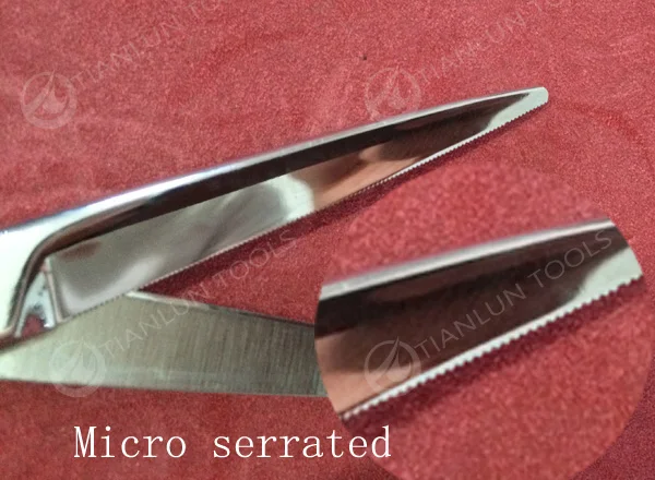 Dressmaker Micro Serrated Scissors Shears For Hair Cutting With Micro ...