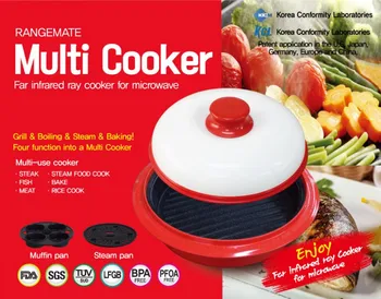 Rangemate Multi Cooker Far Infrared Ray Cooker For Microwave Non Stick ...