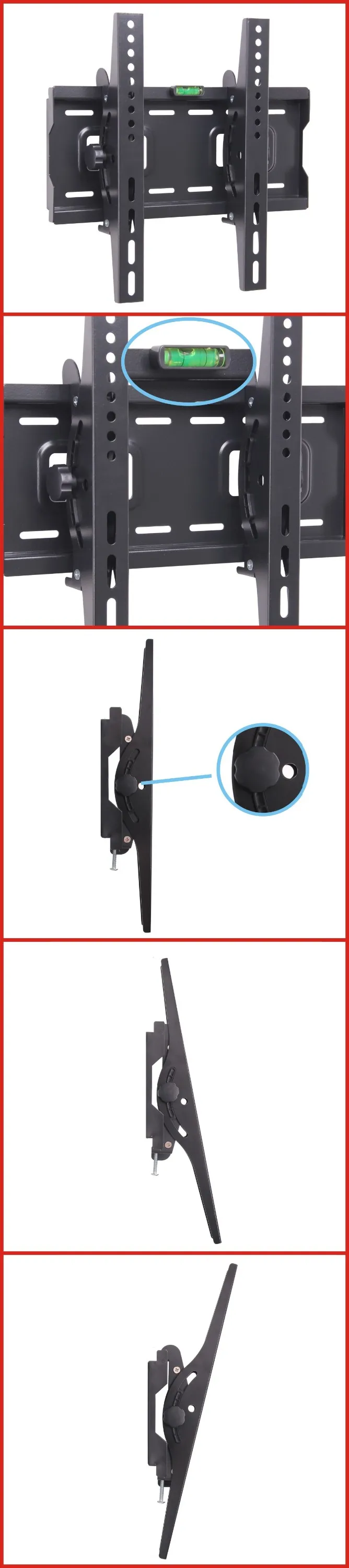 Vesa 300*300 Steel Vertical Adjustable Sliding Removable Tv Bracket Lcd ...