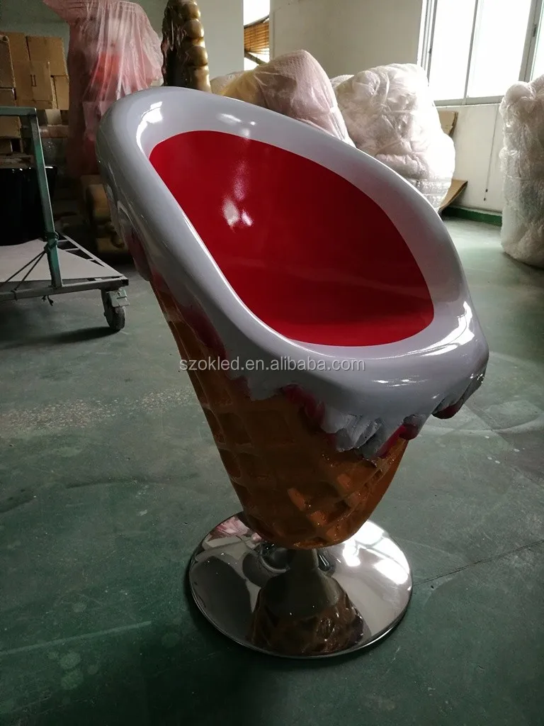 Life-size Ice Cream Cone Table Set - Unique Holiday Decor