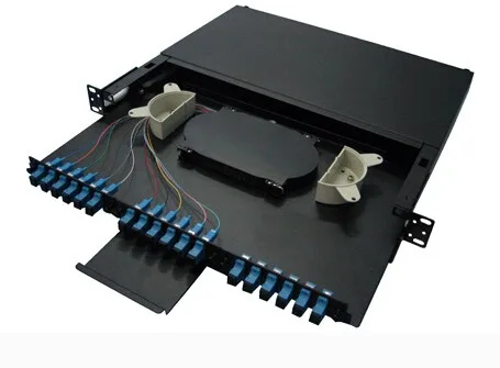 12 Ports Sliding Type Sc Fiber Optical Patch Panel /fms/liu - Buy 12 ...