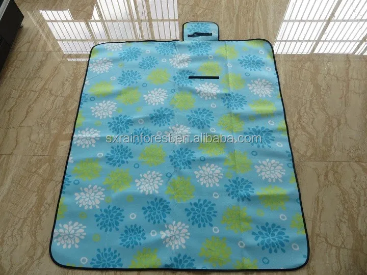 Polyester Fleece Material Waterproof Picnic Mat Rug - Buy Picnic Rug ...