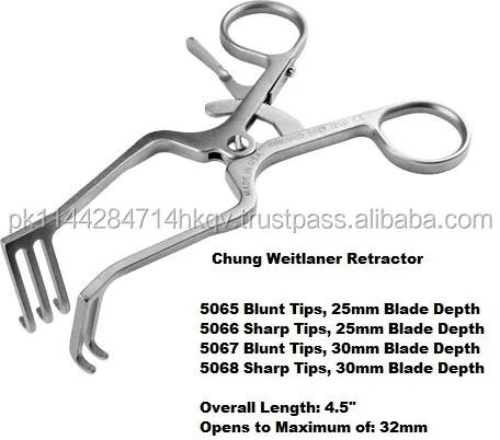 Shoulder Chung Weitlaner Retractor - Buy Shoulder Surgery Instruments Shoulder Separating ...