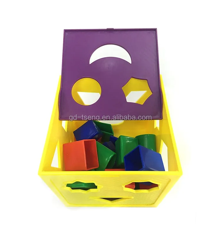 Treasure Chest Learning Box Toy Storage Box Geometric Shapes - Buy Toy ...
