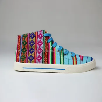 Phuyupata Peru Handmade Peruvian Ethnic Loom Wool Casual Shoes - Buy ...