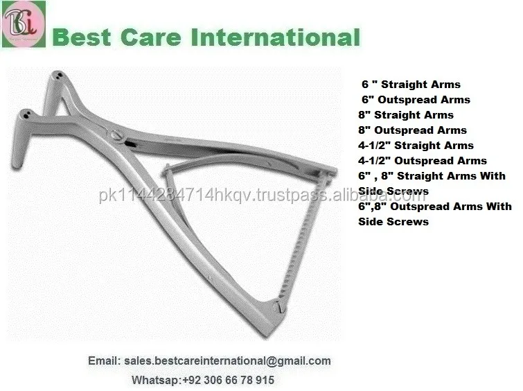 Straight Arms Hintermann Retractor - Buy Hintermann Joint Distractors ...