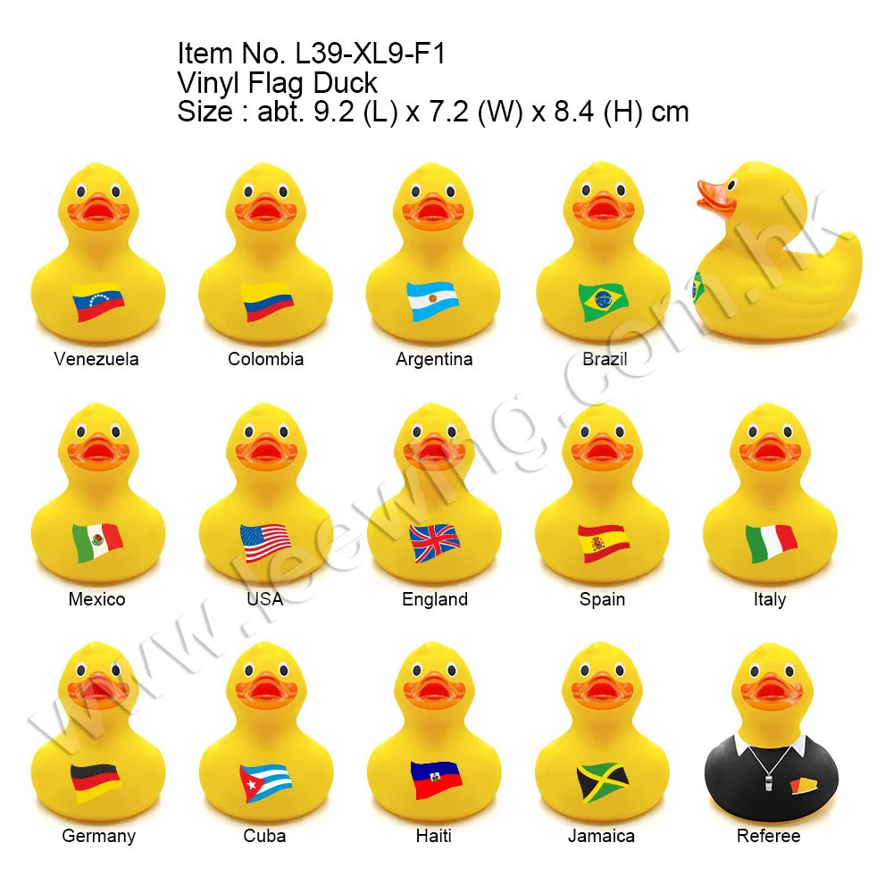 Vinyl Custom Country Flag Rubber Duck Bath Toy Promo Gift Toy Item ...