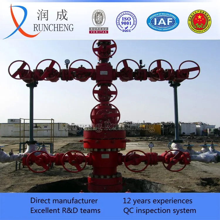 Api 6a Oil And Gas Production Tree High Pressure Xmas Tree Wellhead ...