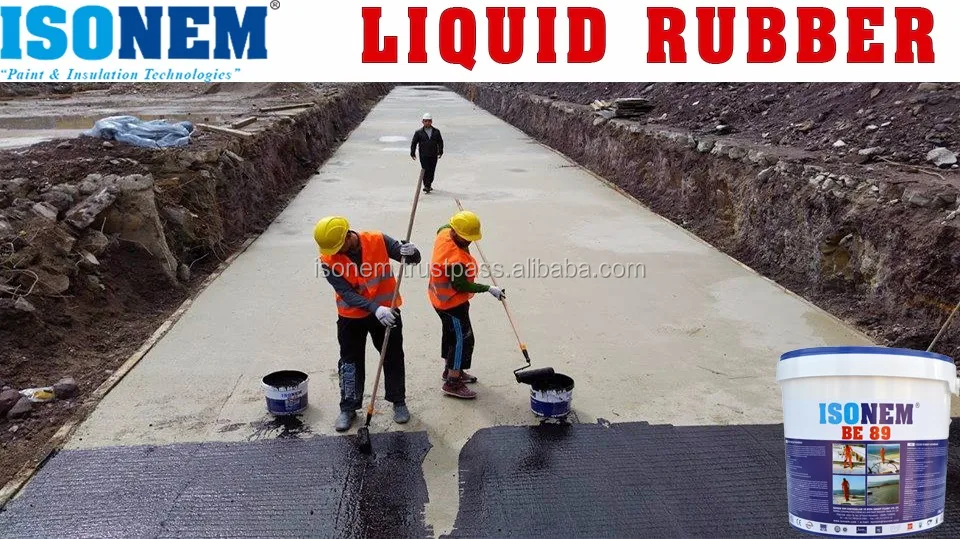 ISONEM BE 89 Liquid Rubber Waterproofing Membrane for Basements ...