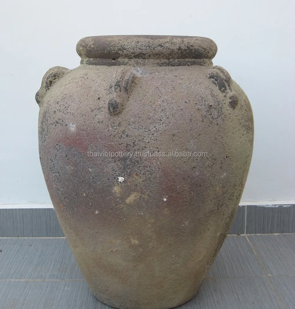 Rustic Atlantic Urns - Perfect Garden Decor by Thai Viet Pottery