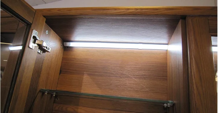 Led Wardrobe Light Triangle Corner Aluminum Led Profile With Pir Sensor ...