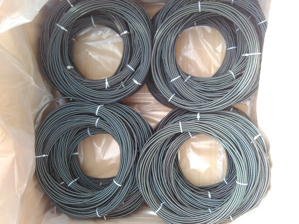 Ezitown 3mm 3.8mm 5.5mm Full Spring Steel Wire Fish Tape Golden Silver ...