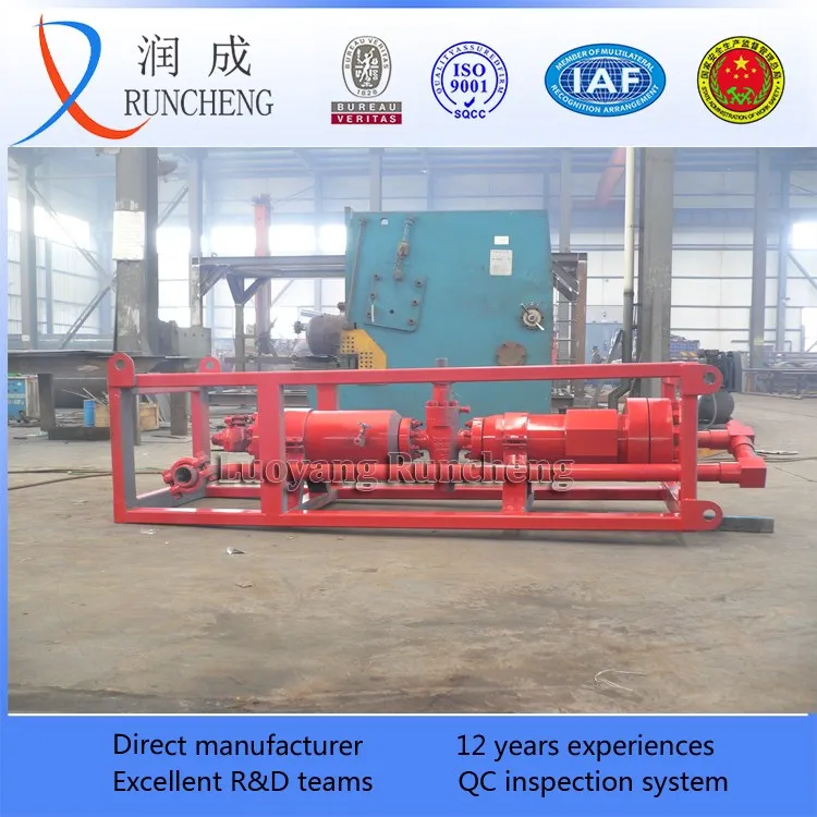 High Pressure Gas Field Cyclonic Wellhead Drilling Rig Desander Sand ...