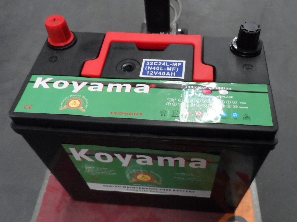 N40L 12V 40ah MF Car Battery - Reliable Power for Your Vehicle