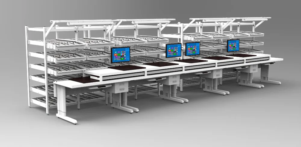 Multi Functional Electronic Assembly Line Working Tables
