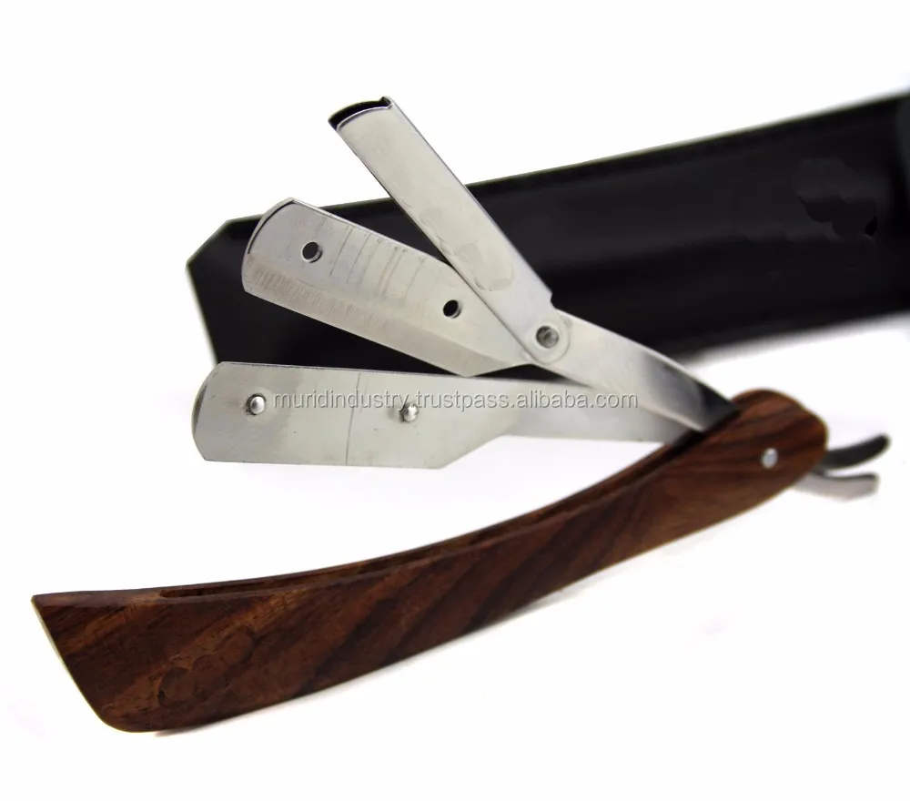 Barbers Shaving Razors Swing Lock Shavette Razors Straight Blades ...