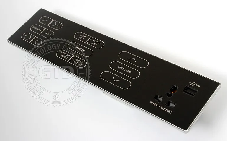 Ultra-thin Design 4-connected Touch Curtain Control Bedside Control ...