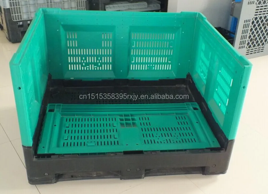 Euro Plastic 1200x1000 Apple Fruit Fold Box Pallet With Lid - Buy Euro ...