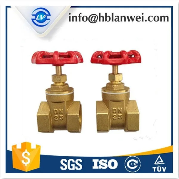 Lead Free Pn 16 High Quality Brass Water Gate Valve With Bsp For Water ...