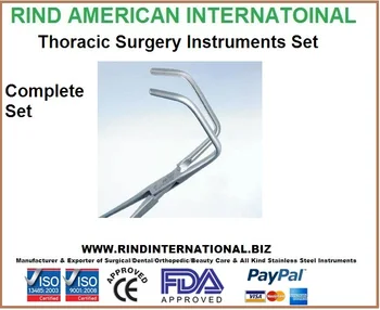 Thoracic Surgery Set Thoracic Surgical Instruments Set Thoracic ...