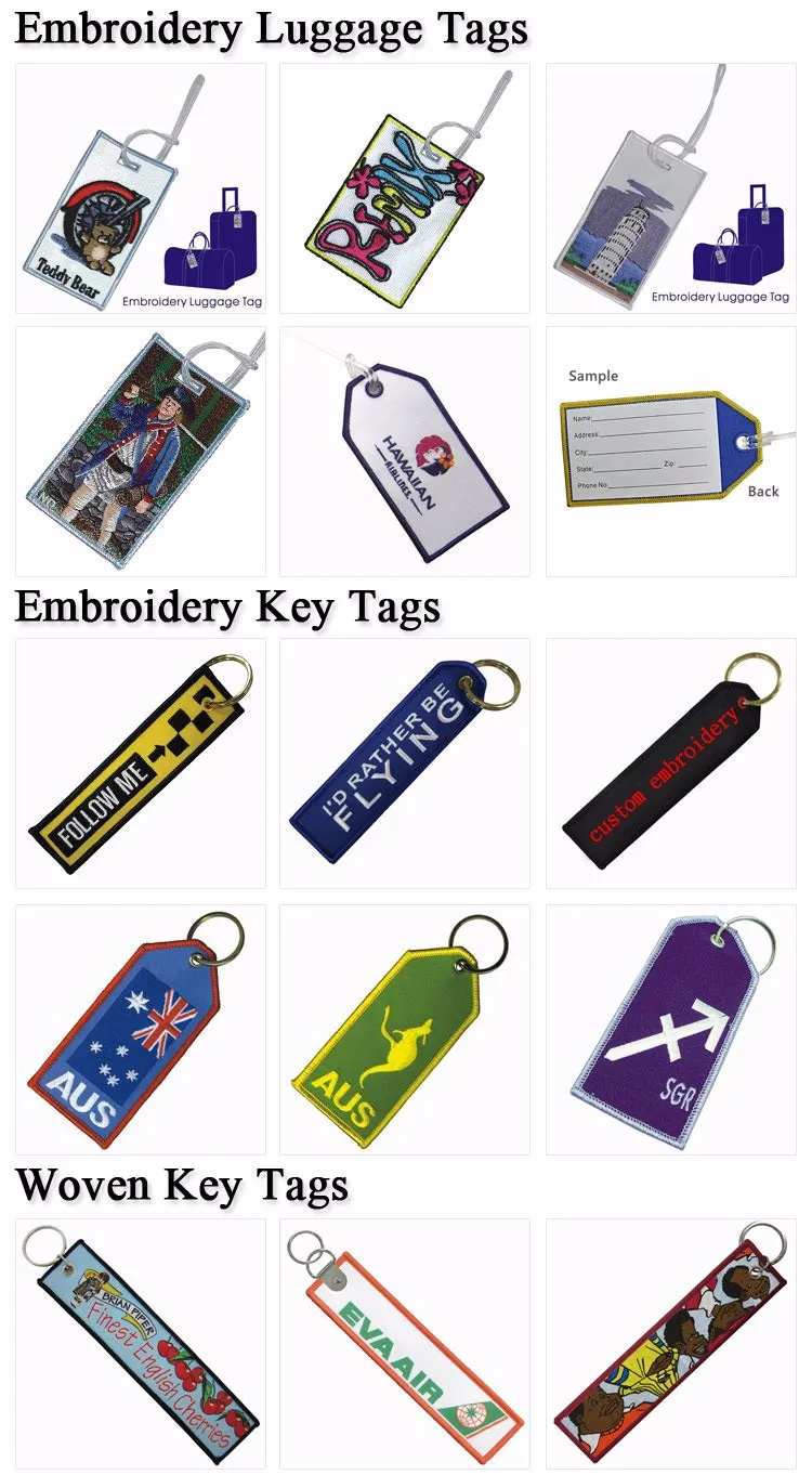 Wholesale Embroidery Type Custom Hotel Room Key Holder - Buy Hotel Key ...