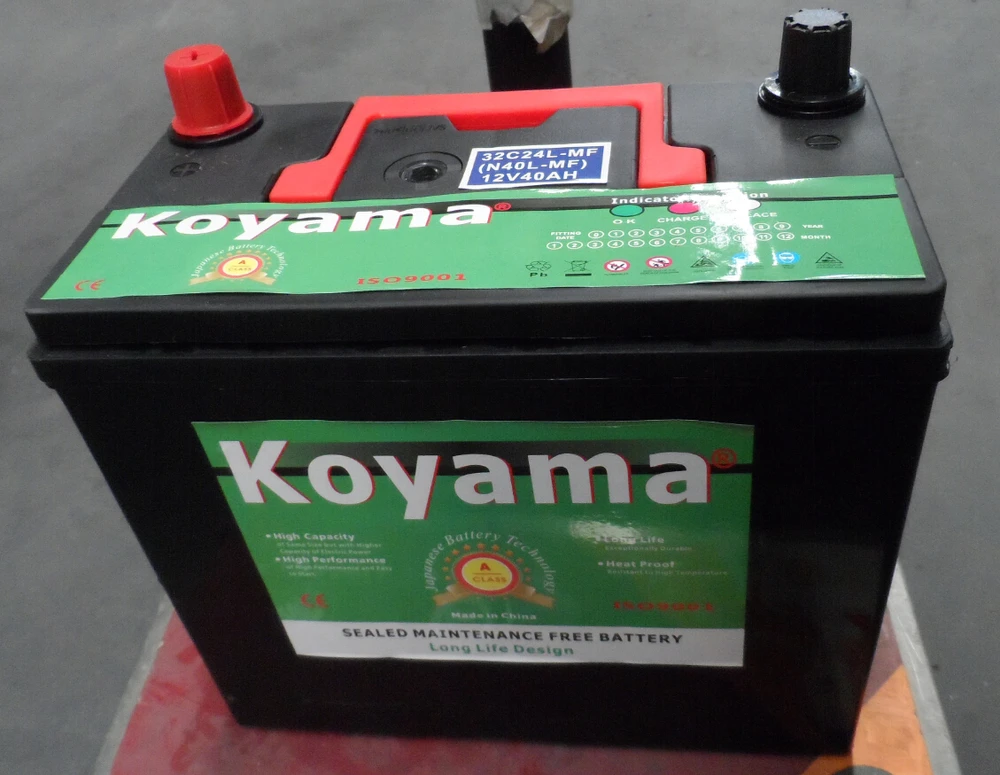 N40L 12V 40ah MF Car Battery - Reliable Power for Your Vehicle