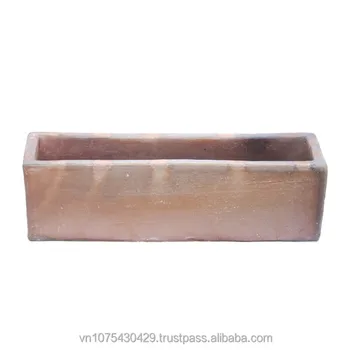 Rectangular Large Black Glazed Flower Pots,Vietnam Ceramic Flower Pots ...