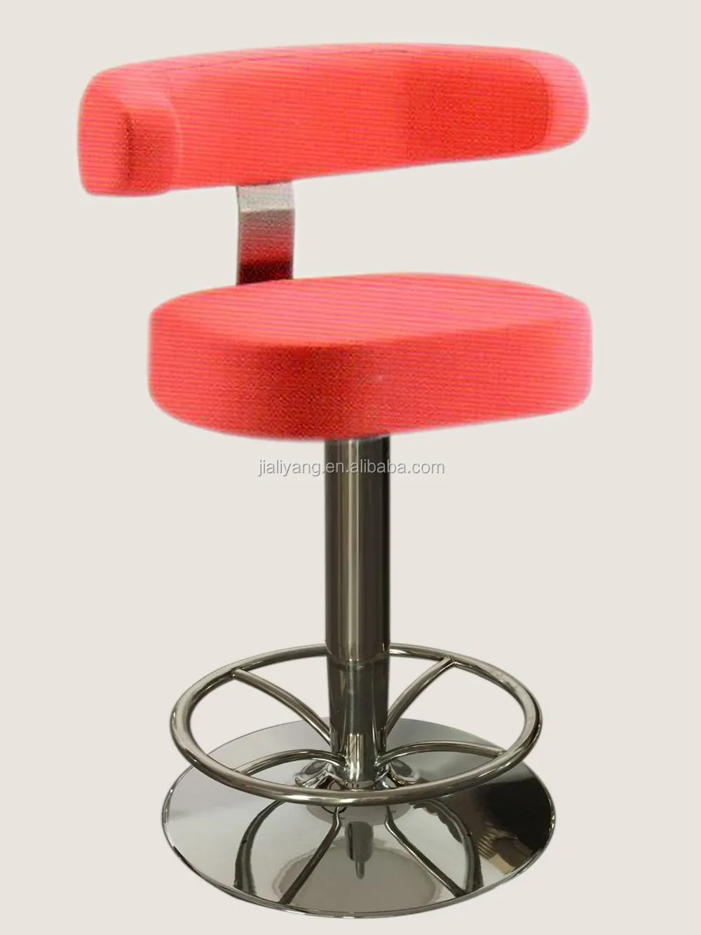 Red Leather Casino Chair - Modern Gaming Bar Furniture