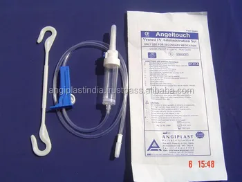 Iv Set Infusion Administration Vented & With Out Air Vent / Male-female ...