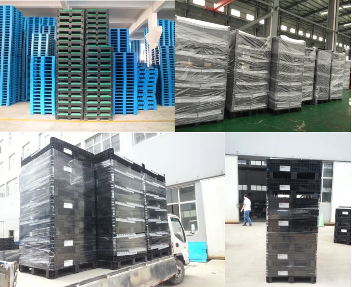 Euro Size Food Grade Corrugated Collapsible Pallet Boxes