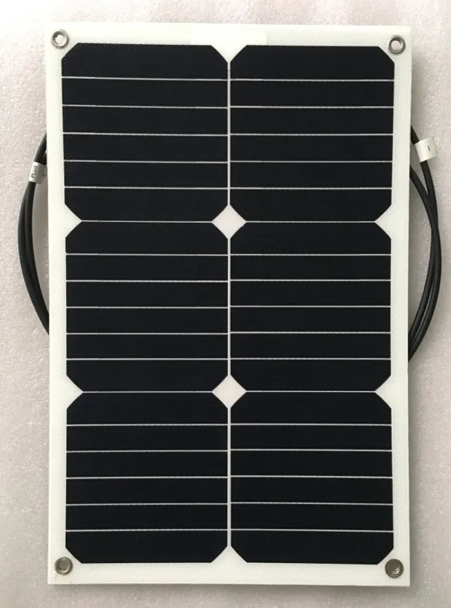 Etfe/pet Surface Material 18w Flexible Solar Panel Rv Solar Panel Roll ...