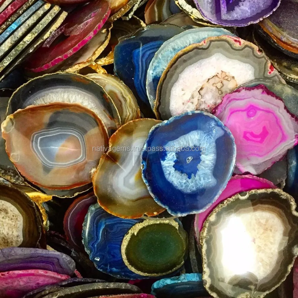Translucid Agate Slices For Wholesale - Buy Polished Agate Slices ...