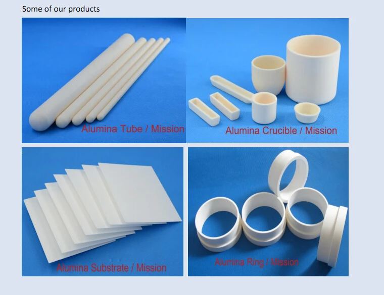 Refractory Lining High Temperature 99% Alumina Ceramic Pipe - Buy ...