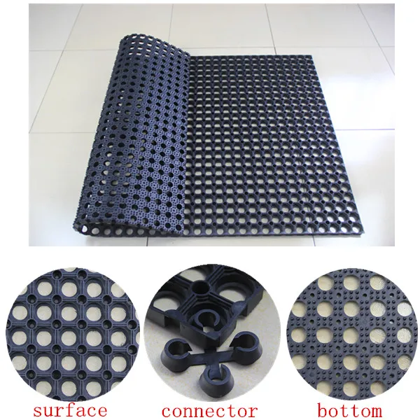 Honeycomb Grass Protection Mat - Anti-Slip Rubber Flooring