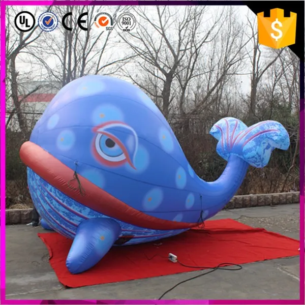 Customized New Design Blue Giant Inflatable Whale Fish Costume - Buy ...
