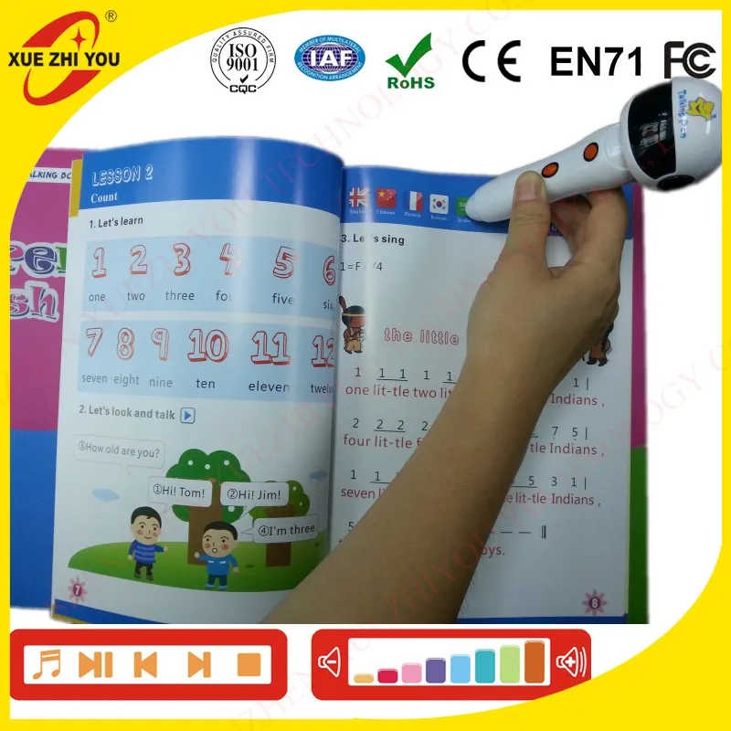 Interactive Reading Pen Electronic Educational Teaching Aids Toddler ...