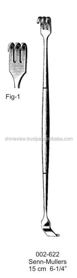 Senn Muller Retractors Double Ended Sharp 6.25" Dental Surgical - Buy ...