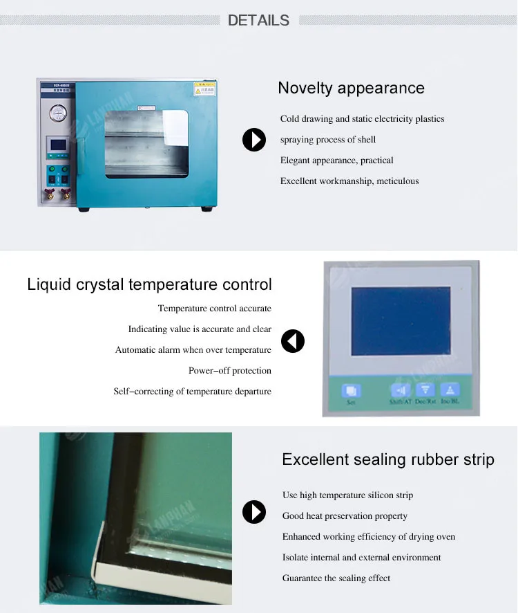 Lanphan DZF-6050 Vacuum Drying Oven - Efficient Food Dryer