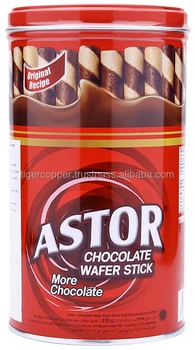 Astor Chocolate Wafer Stick Tin 330g - Buy Astor Chocolate Wafer Stick ...